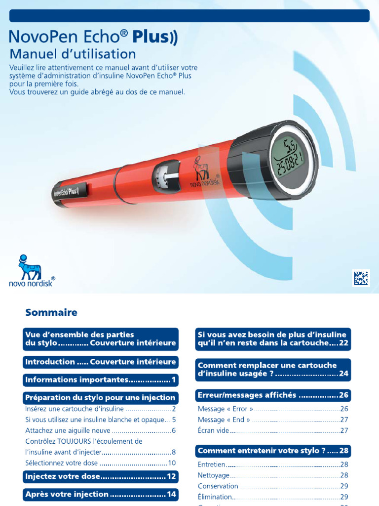 Novopen Echo Plus FR | PDF