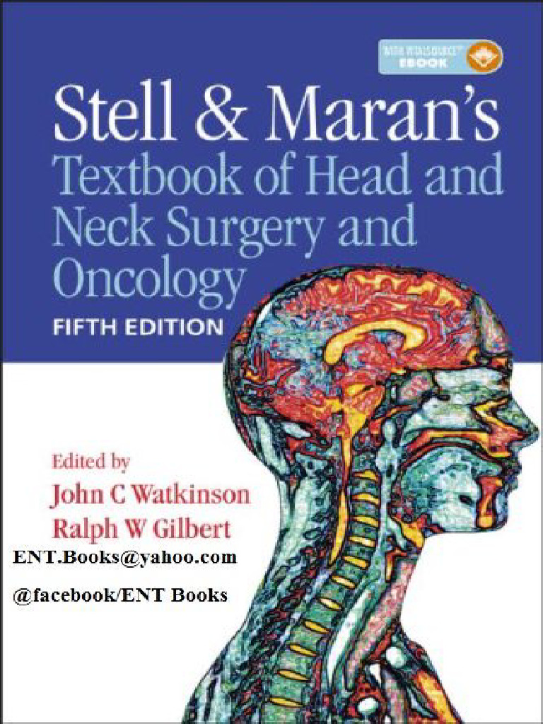 Stell & Maran ORL - HNS 5 Ed | PDF | Otorhinolaryngology | Oral And ...