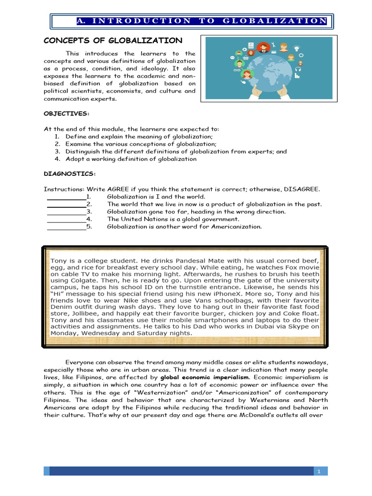 Module1_Introduction-to-Globalization | PDF | Globalization | Economies