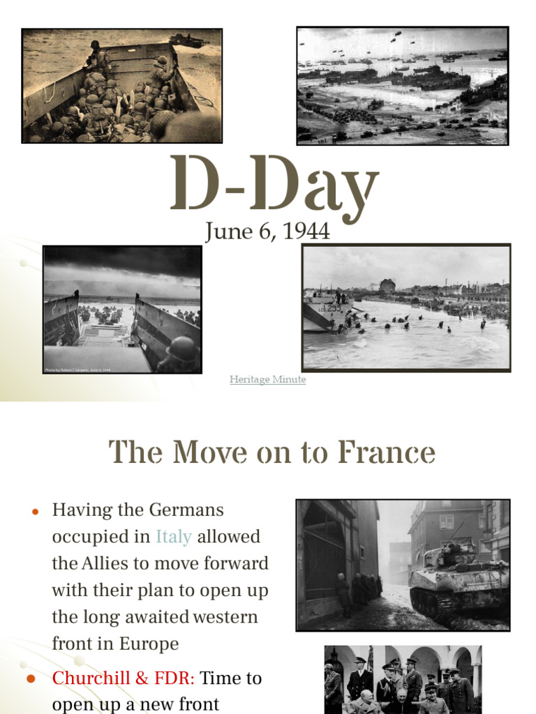D-Day | PDF | Normandy Landings | World War II Operations Of The Western European Theatre