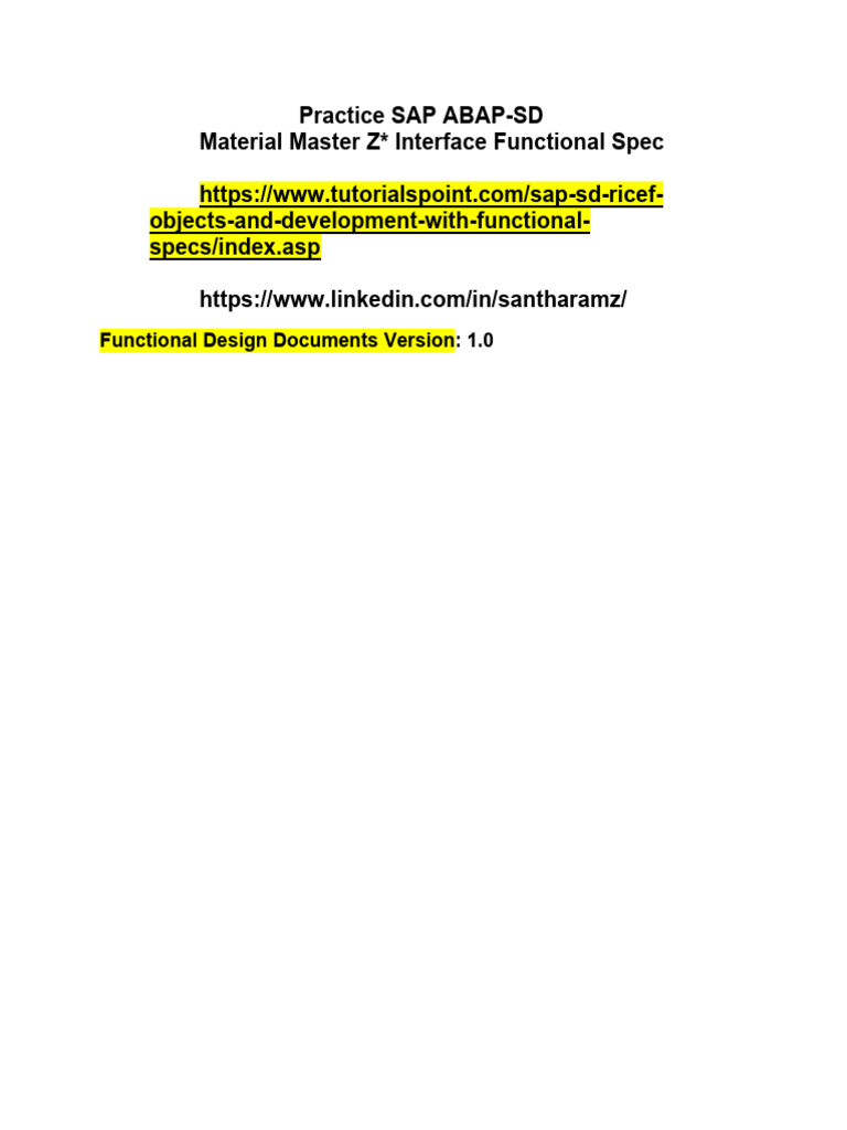 Sap Sd Fs Interface Pdf Parameter Computer Programming 9118