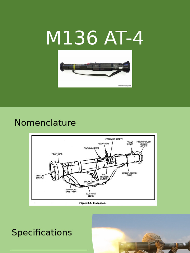 M136 AT-4 NEW | PDF | Trigger (Firearms) | Projectile Weapons