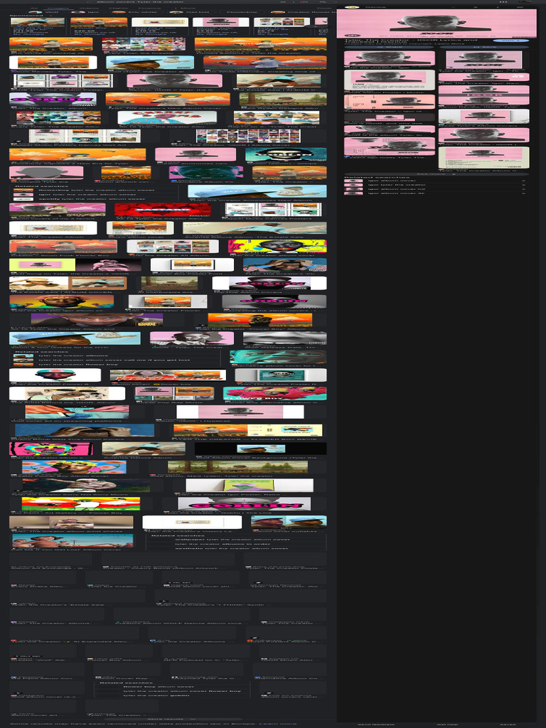 Album Covers Tyler The Creator - Google Search | PDF | Recorded Music ...