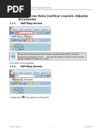 Creación de Aviso en SAP PM - IH01 | PDF | Informática