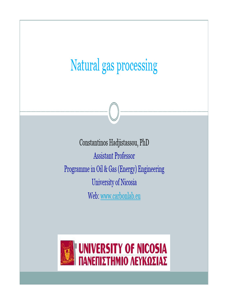 04 Natural Gas Processing | PDF | Natural Gas | Liquefied Natural Gas