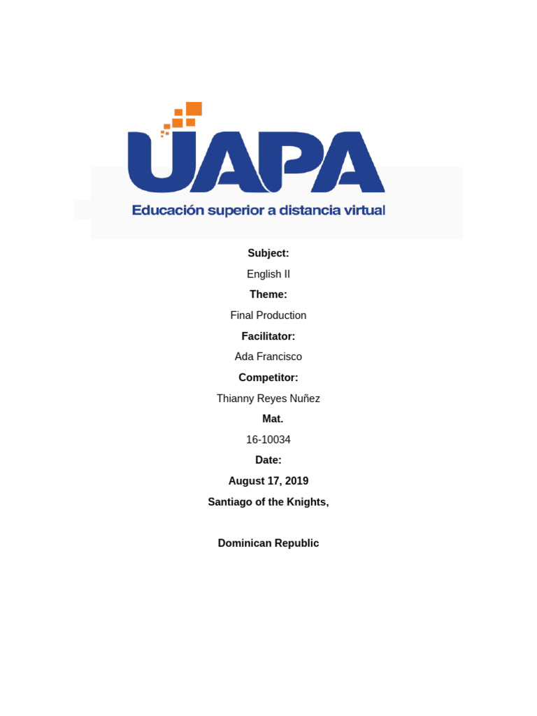 Final Production | PDF