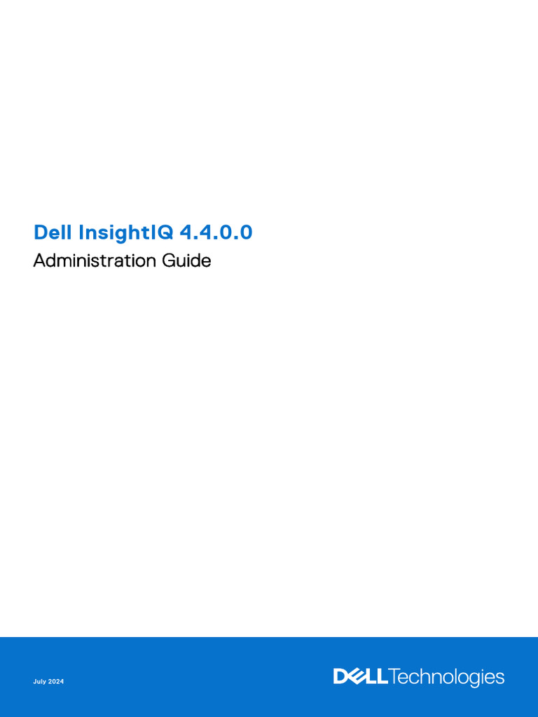 Dell InsightIQ 4.4.0.0 Administration Guide | PDF | Transport Layer ...
