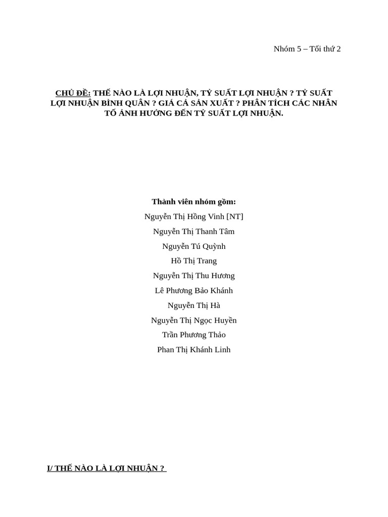 Nhóm 5 - KTCT | PDF