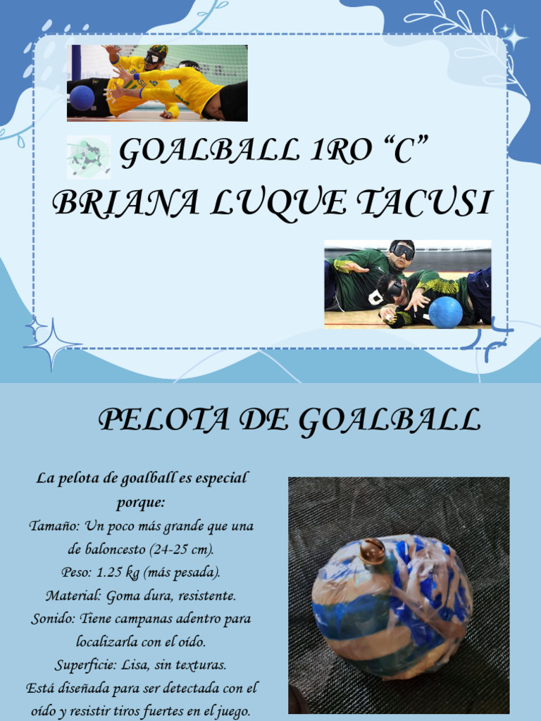 GOALBALL | PDF | Pelota