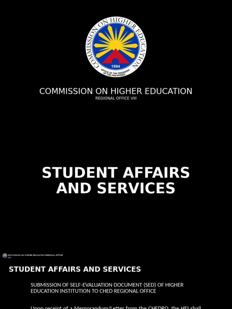 SAS Presentation 2024 | PDF | University And College Admission | Student Affairs
