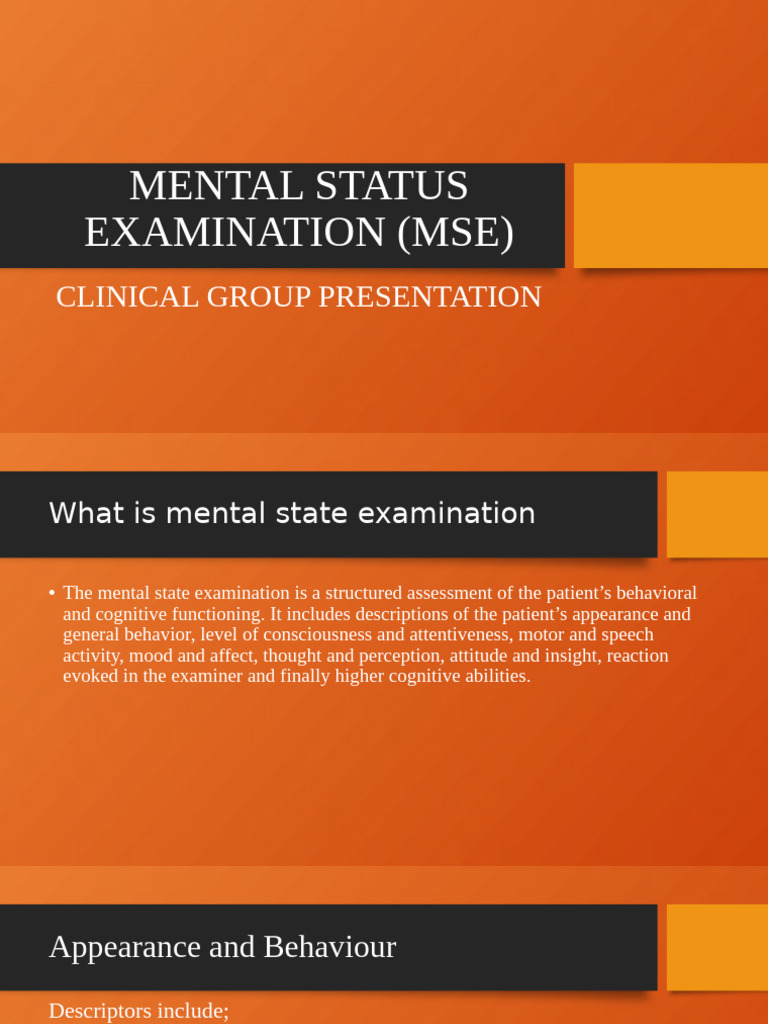Presentation On MSE-1 | PDF | Cognition | Causes Of Death
