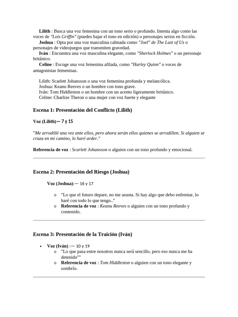 Voces | PDF