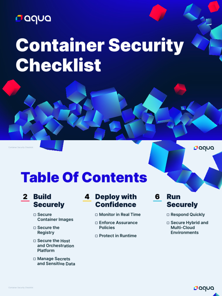 AquaSec ContainerSecurity BestPractices | PDF | Computer Security | Security