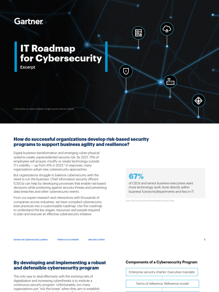 2023-it-roadmap-for-cybersecurity | PDF | Computer Security | Security