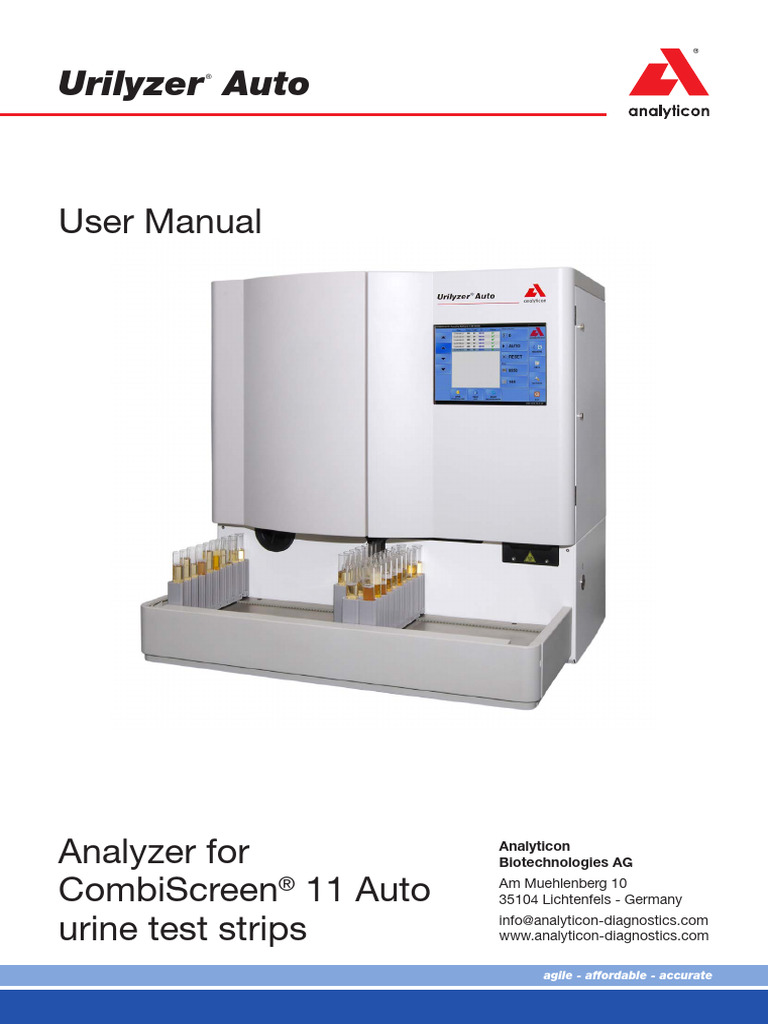 Urilyzer Auto User Manual | PDF | Password