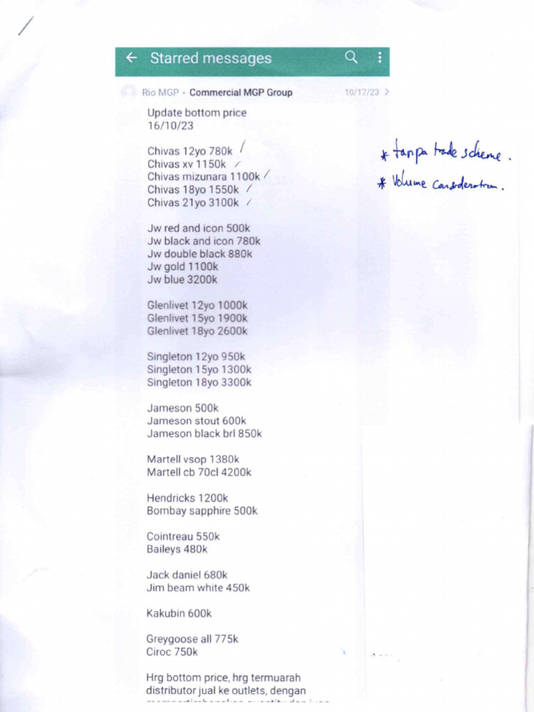 Special Price Dari Pak Rio | PDF