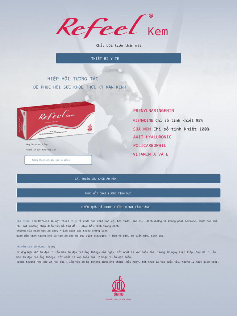 REFEEL CREAM-30 ML - LEVEL 1-2 | PDF