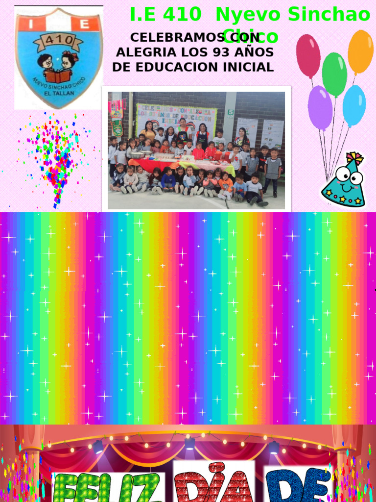Celebración del Día de Educación Inicial | PDF