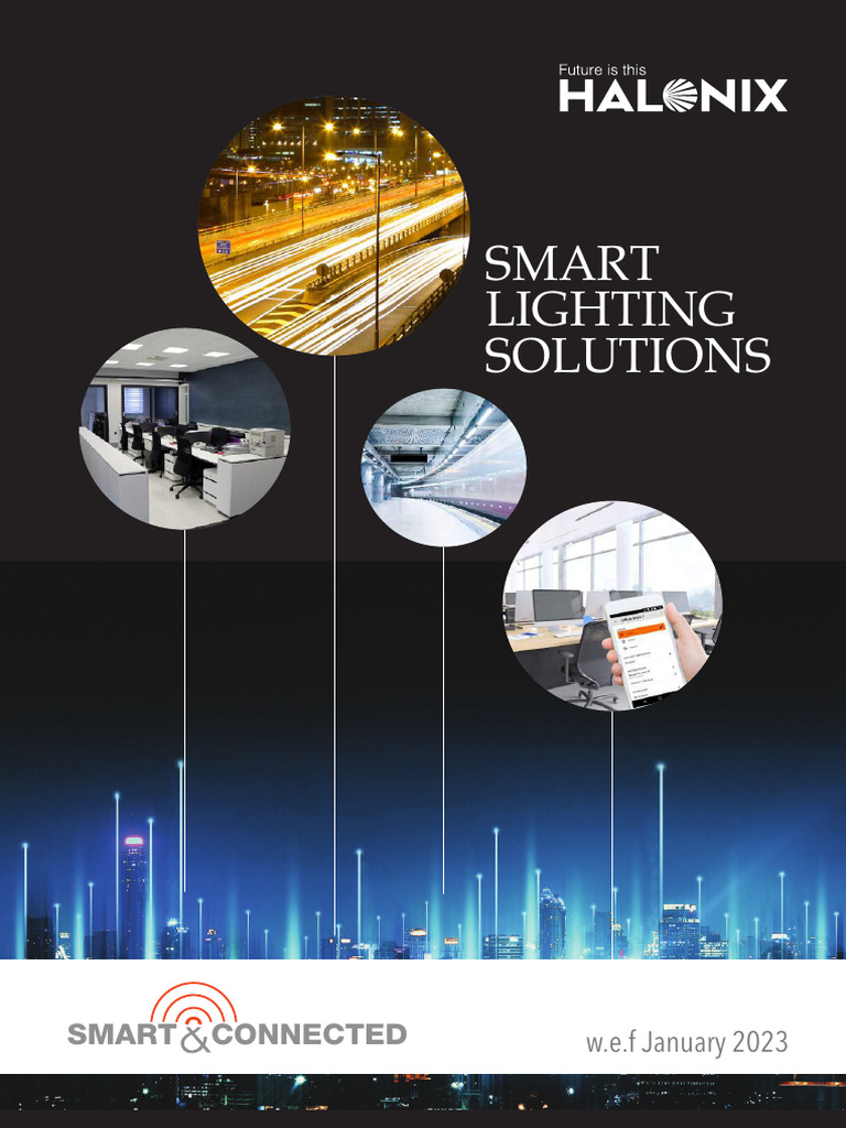 Halonix Smart Lighting Solutions Overview | PDF | Lighting | Street Light