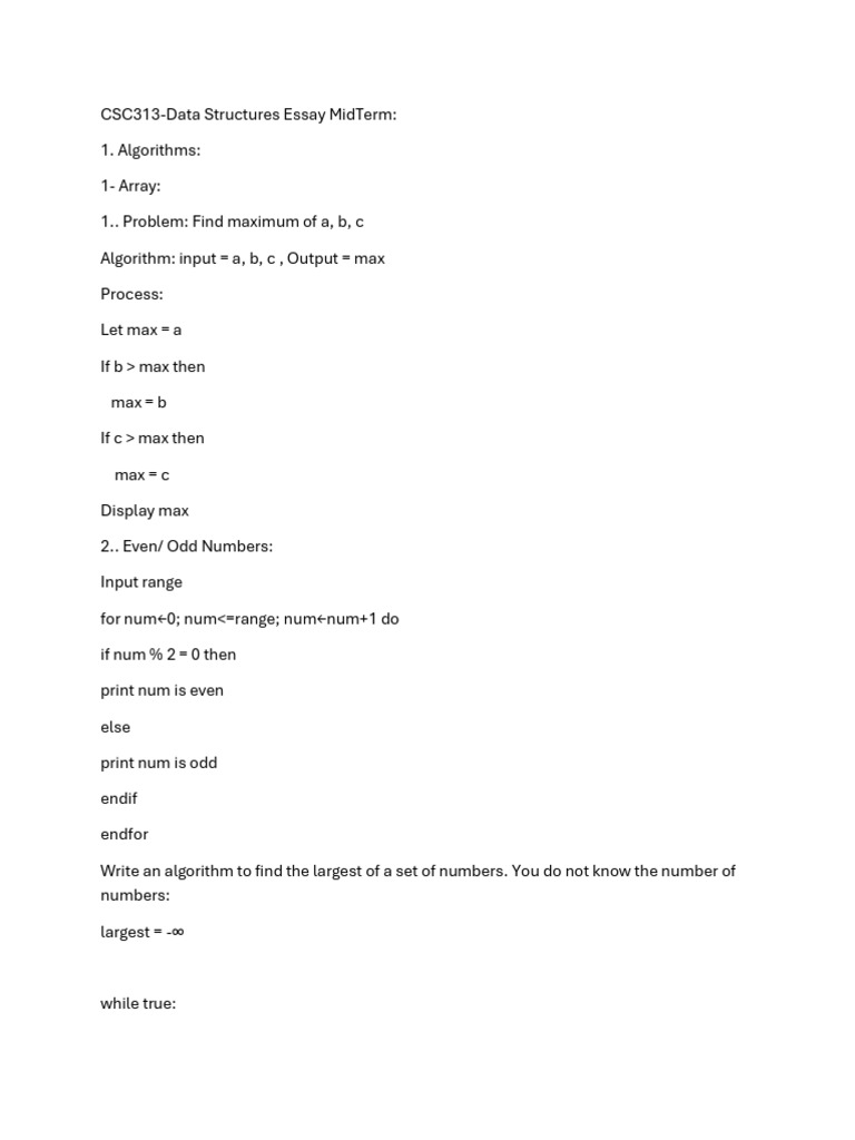 Csc313 Data Structures Essay Pdf Queue Abstract Data Type Applied Mathematics