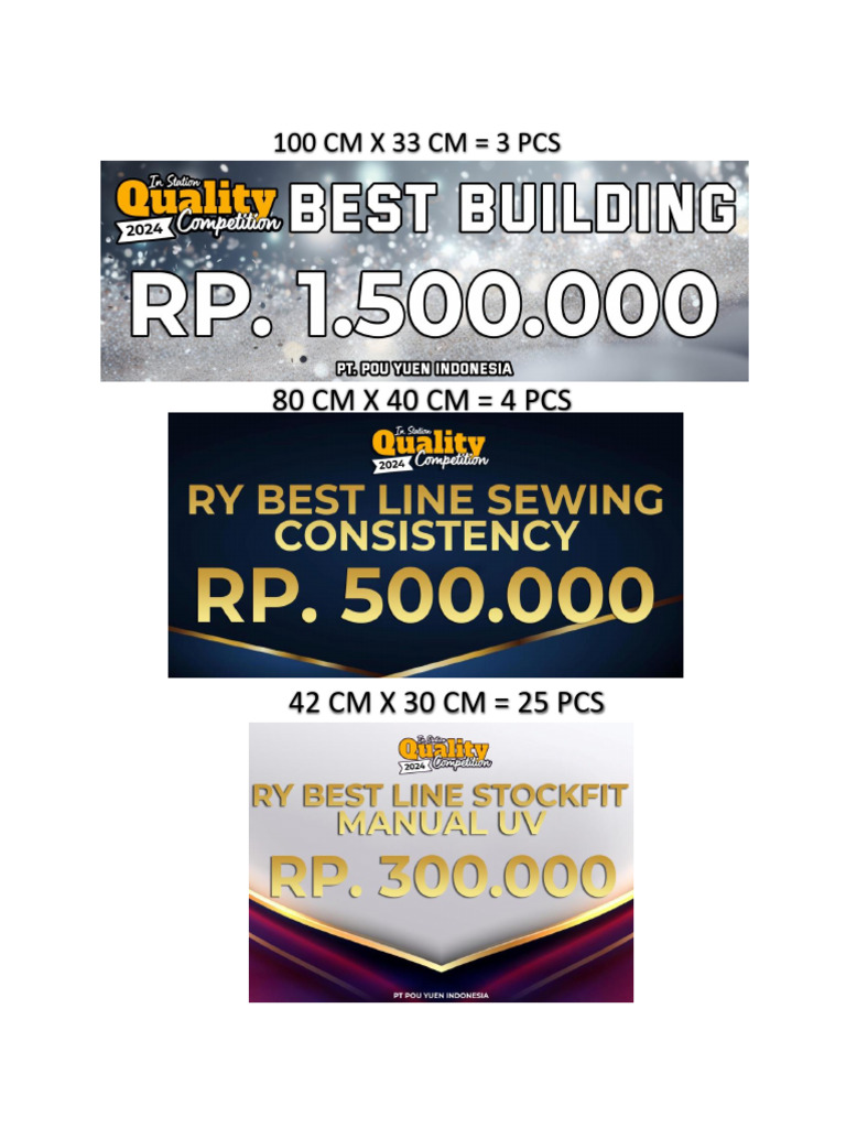 Banner Quality Competition | PDF