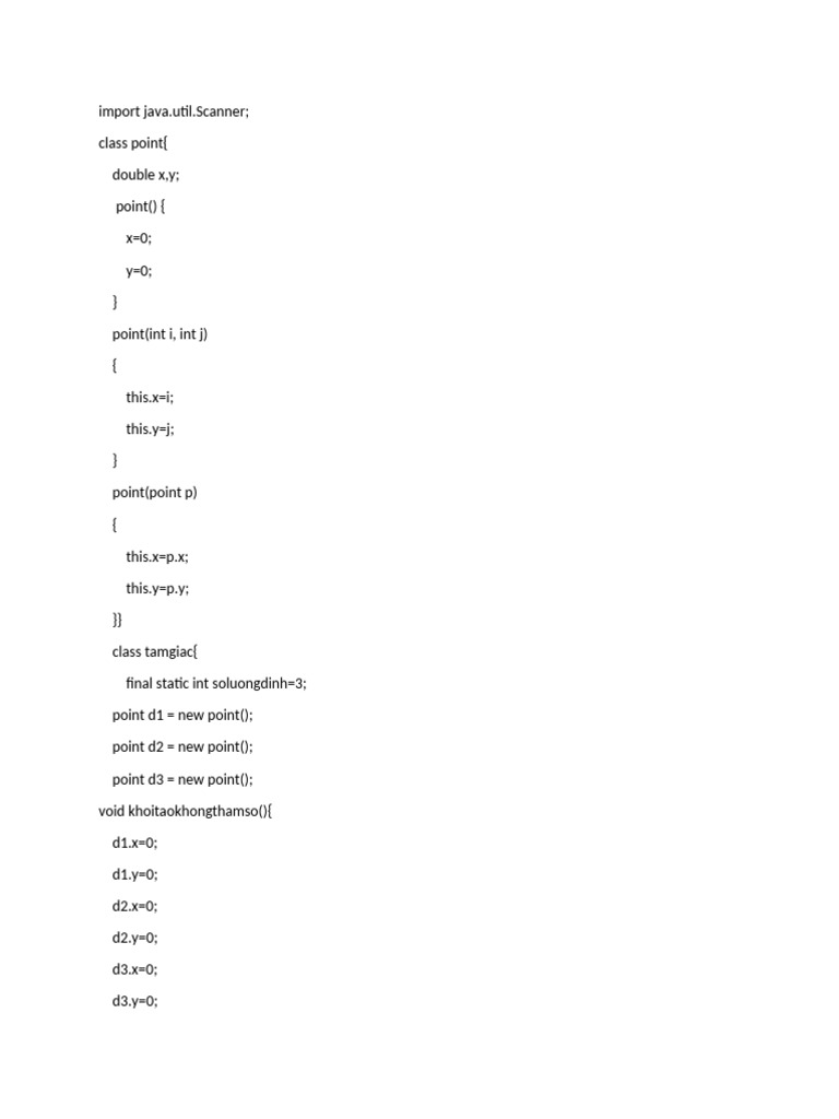Java Triangle Class Implementation | PDF