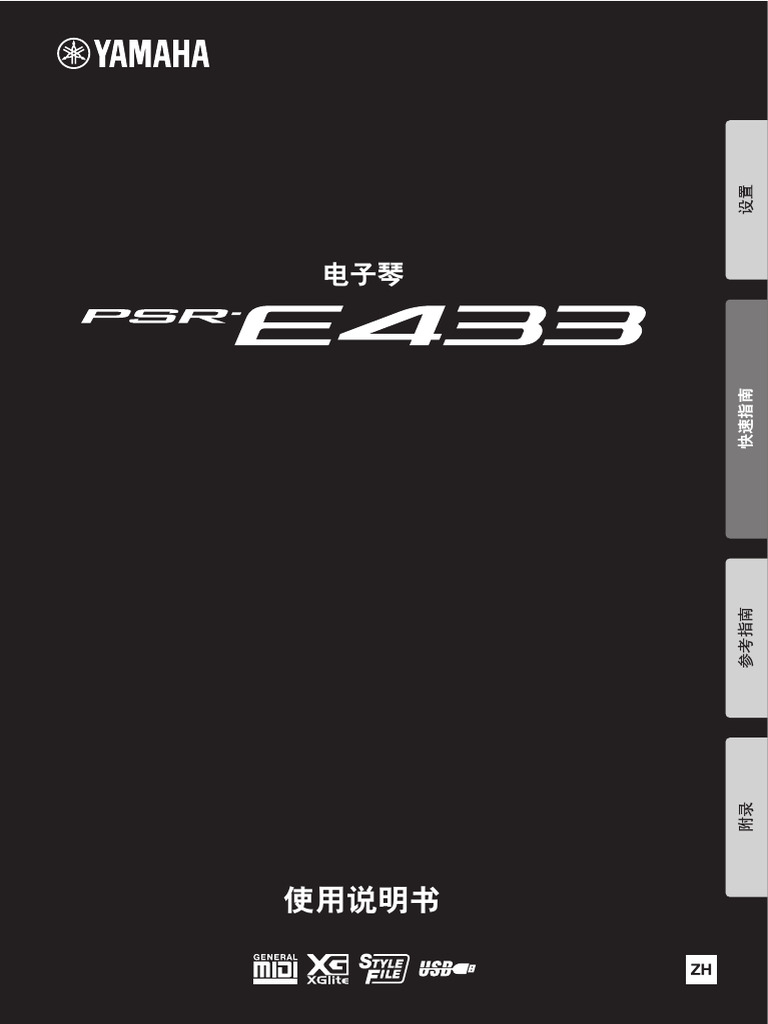 PSR E433 | PDF