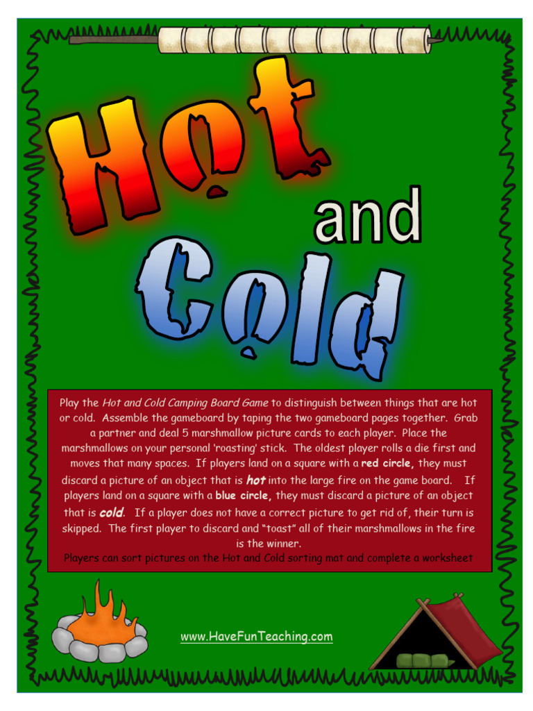 Hot and Cold Activity | PDF