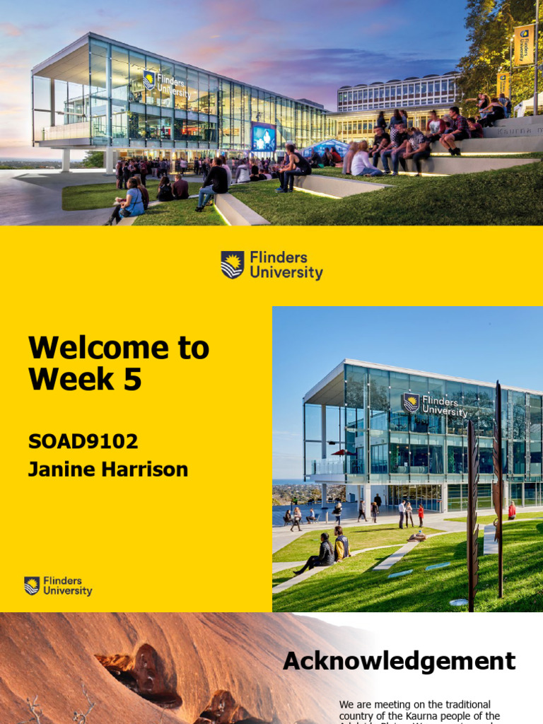 Week 5 Lecture SOAD9102 - Australias First Nations Peoples | PDF ...