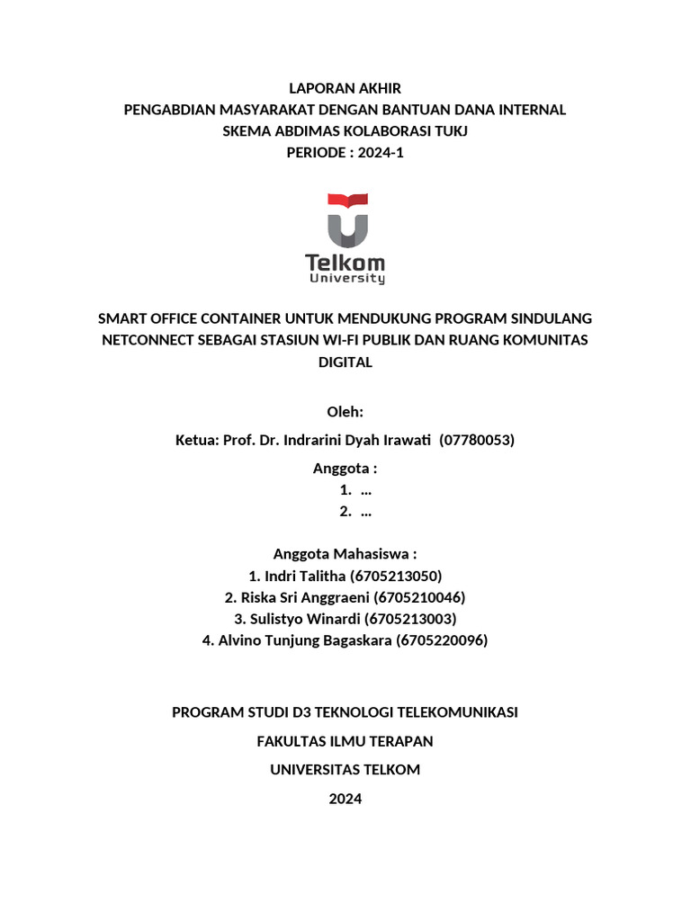 Laporan Akhir ABDIMAS Sindulang | PDF