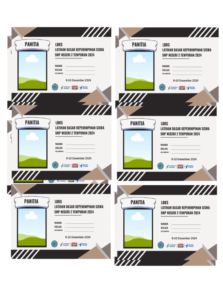 Nametag Ldks 2024 | PDF