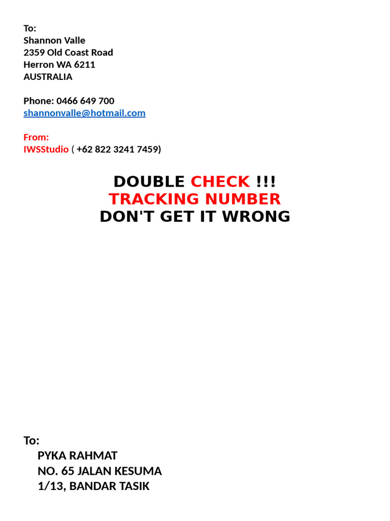 Kop Surat Packing | PDF