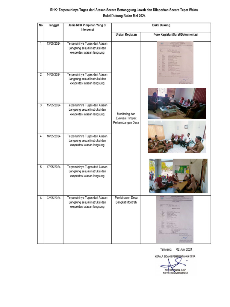 001.BUKTI RHK.0524-01.1-SARIP | PDF