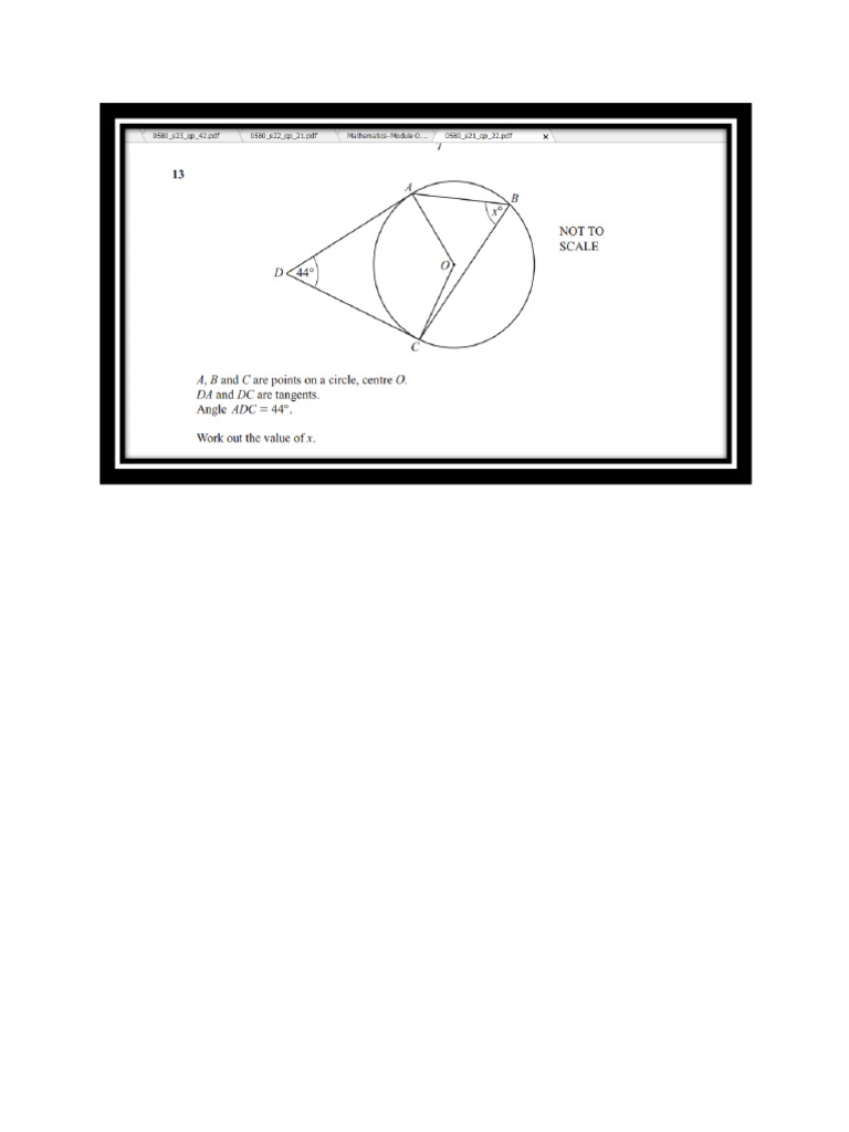Circle Theorem | PDF