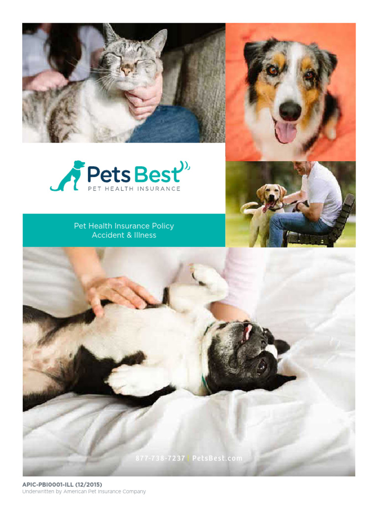 POL APIC 1 PETS PolicyBookletAnnualIllness PA Sample v1 | PDF ...