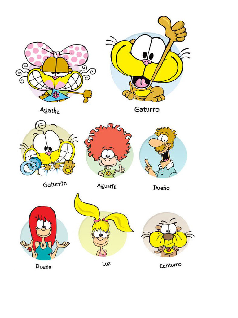 Gaturro Personajes | PDF