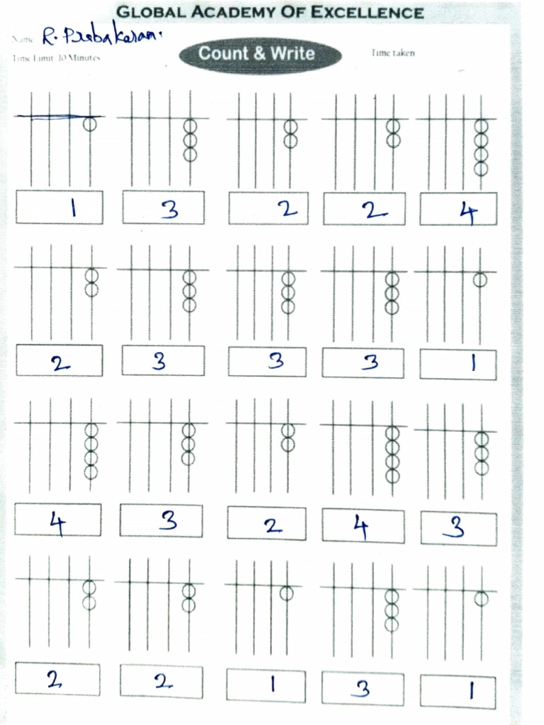 Count & Write Time Tracking Data | PDF