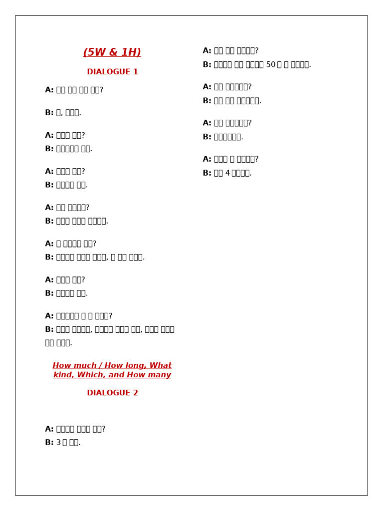 Dialogue (WH & H) | PDF