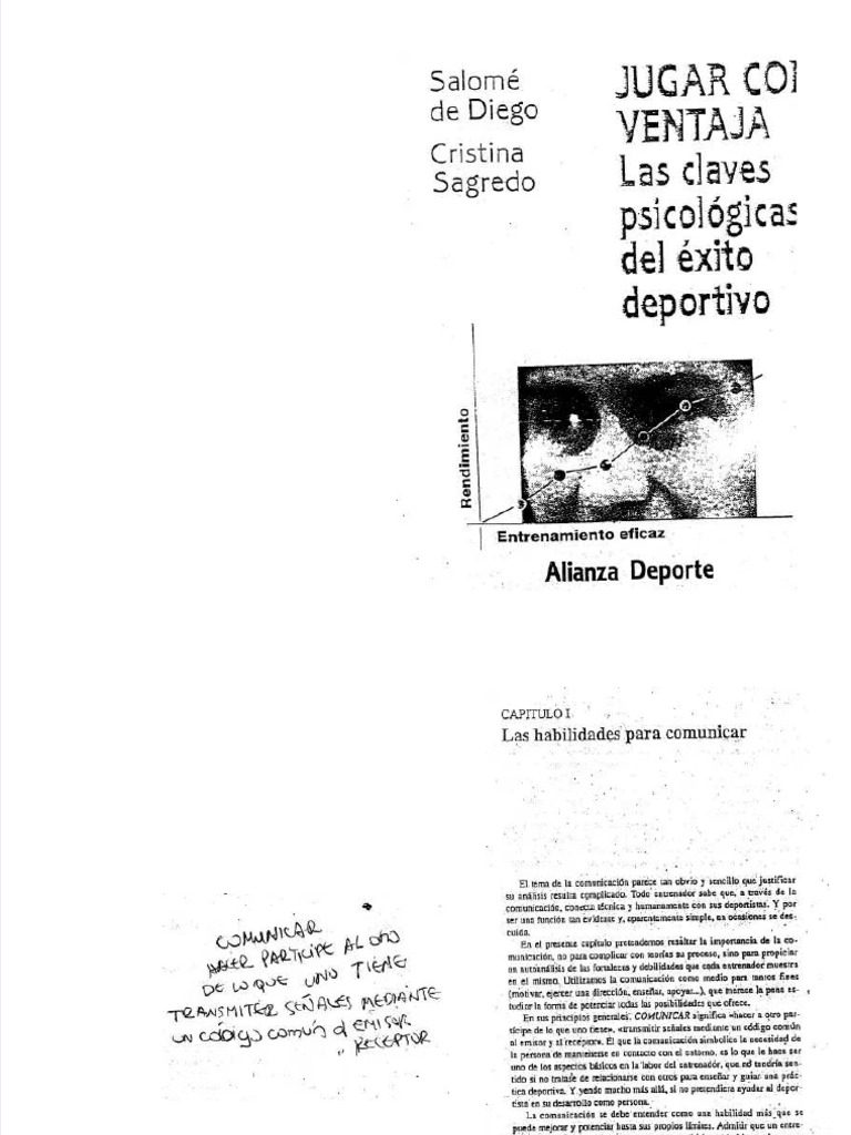 De Diego Salome Sagredo Cristina Jugar Con Ventaja Cap1 y 4 | PDF