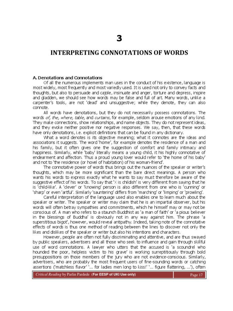 Understanding Word Connotations | PDF | Exports | Science