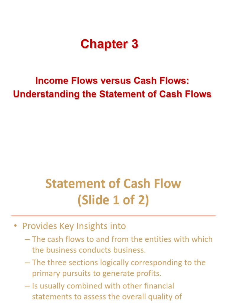 Wahlen_9e_CH03_PPT | PDF | Equity (Finance) | Cash Flow Statement
