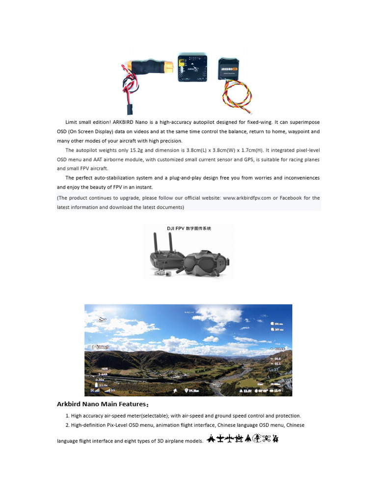 High-Precision ARKBIRD Nano Autopilot | PDF | Flight Control Surfaces ...