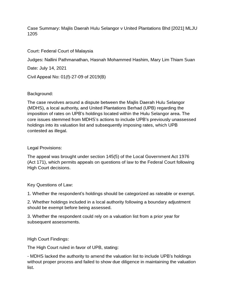 Case Summary MDHS Vs UPB | PDF | Appeal | Political Law