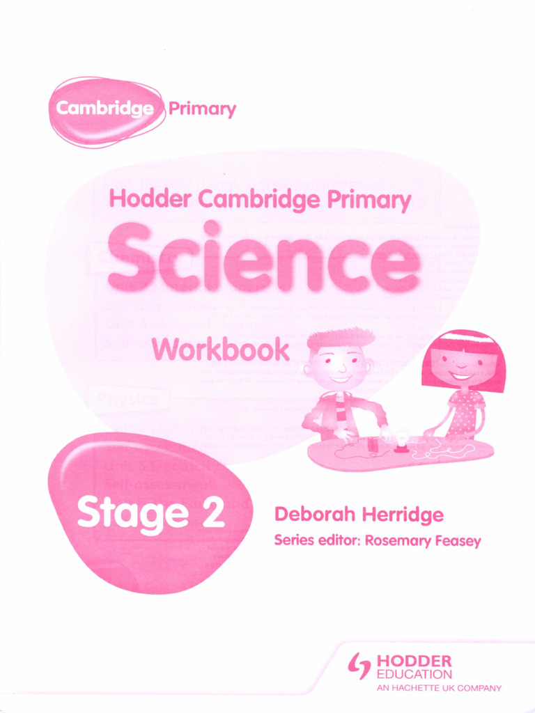 Hodder Cambridge Primary Science Stage 2 Workbook | PDF