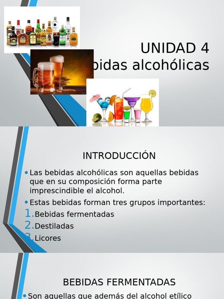Unidad 4 Bebidas Alcoholicas y Analcoholicas (Bebidas Alcoholicas ...