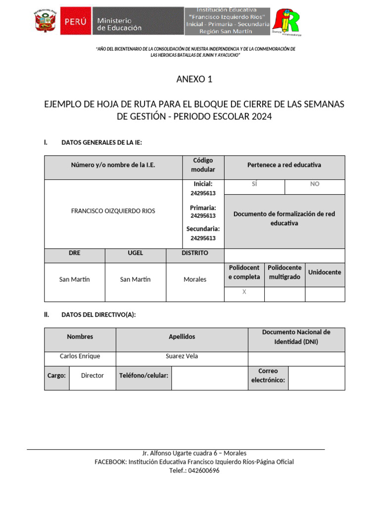 Anexo 1 | PDF | Evaluación
