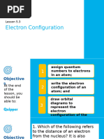 Lesson 11 - Electron Configuration | PDF | Electron Configuration ...