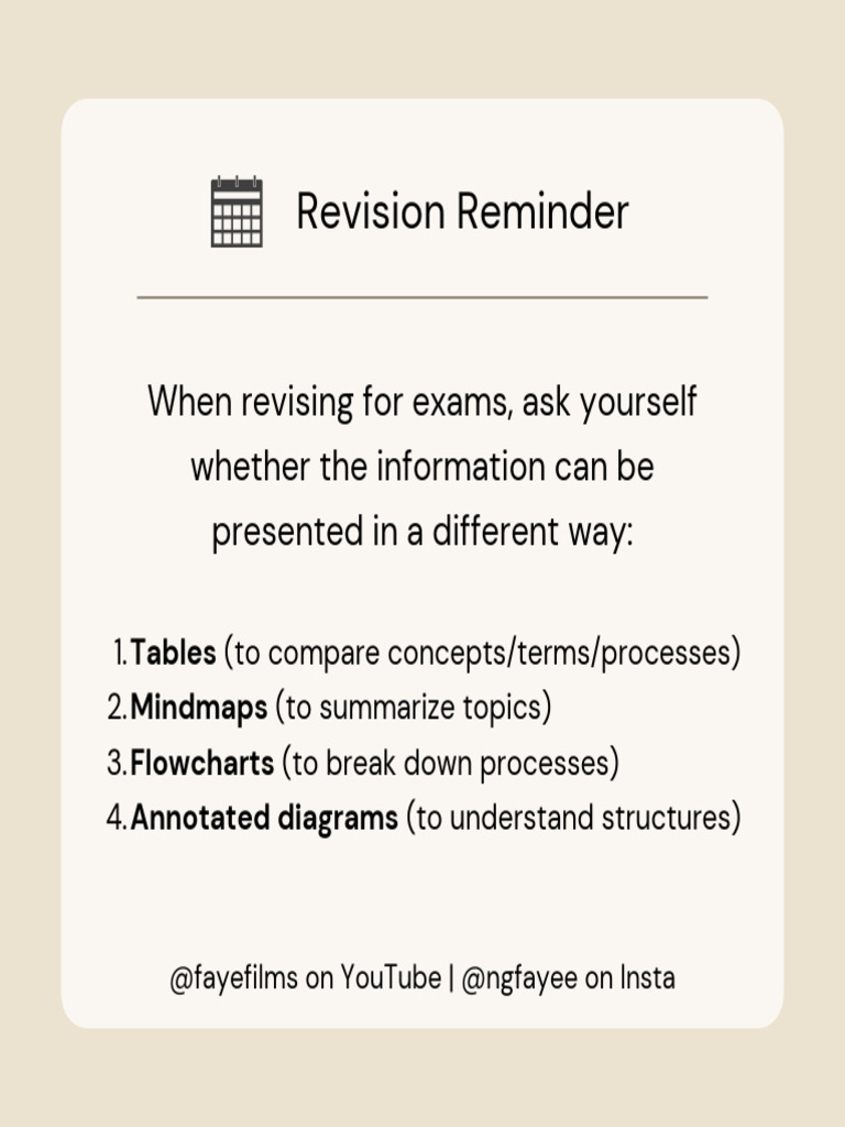 Revision Reminder Fayefilms Download | PDF