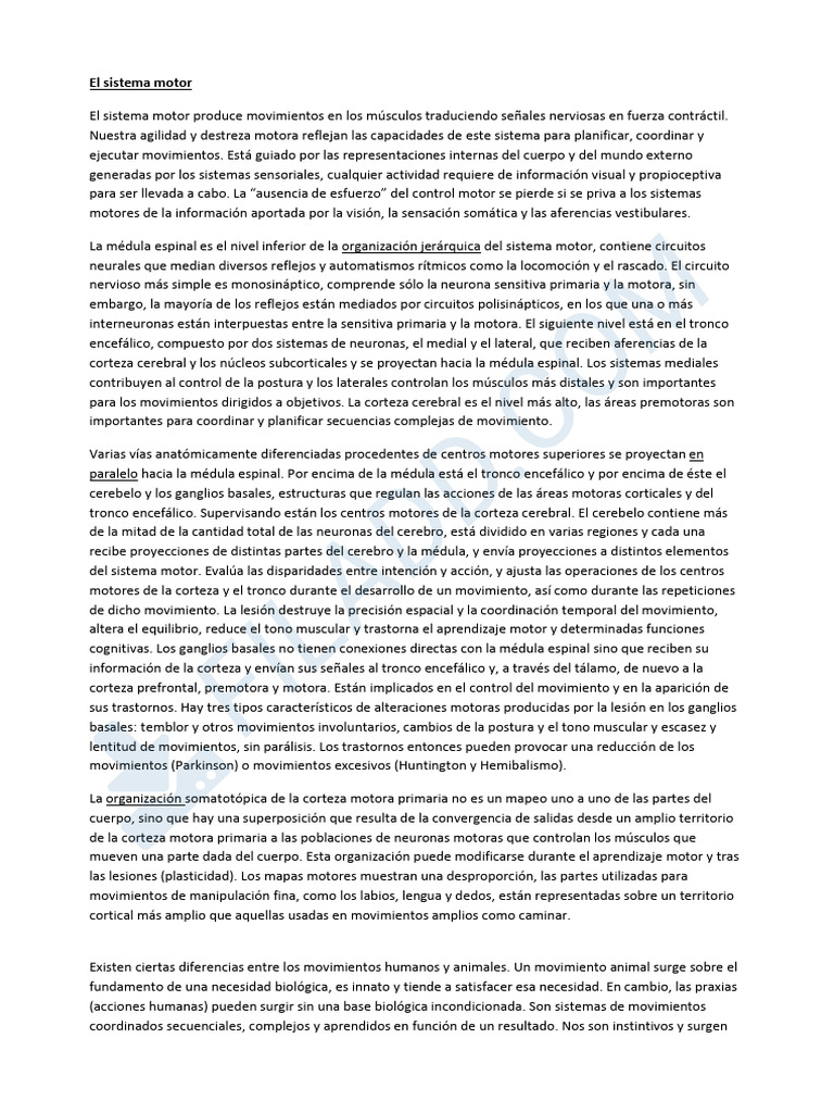 Neurofisiologia Resumen Segundo Parcial - Ferreres UBA Psicología | PDF | Las emociones | Memoria