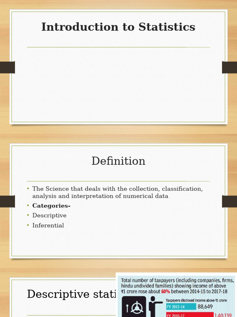 Topic 5 - Introduction To Statistics | PDF